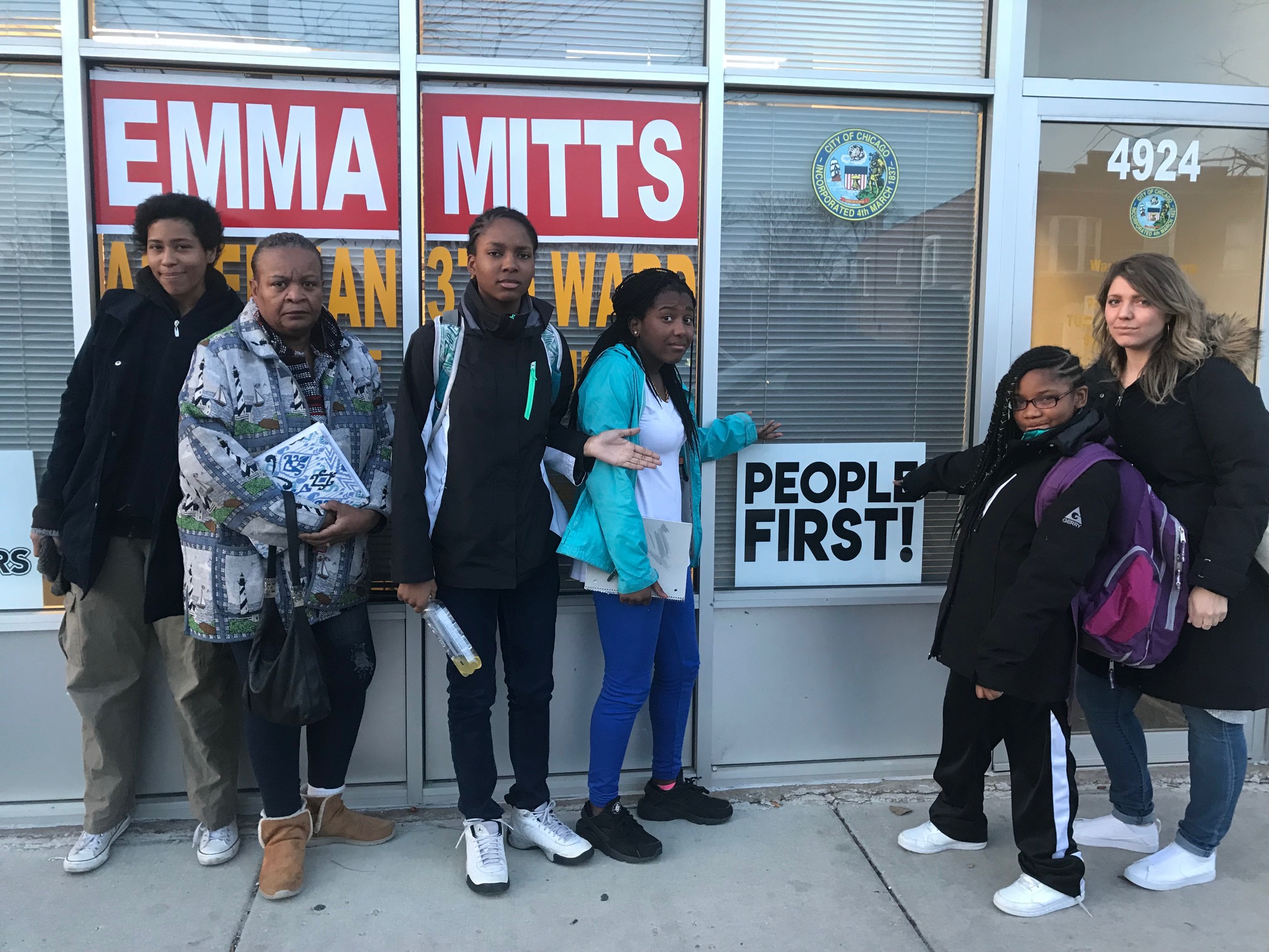 Emma Mitts’ staff silence 37th ward middle school students at Ward ...