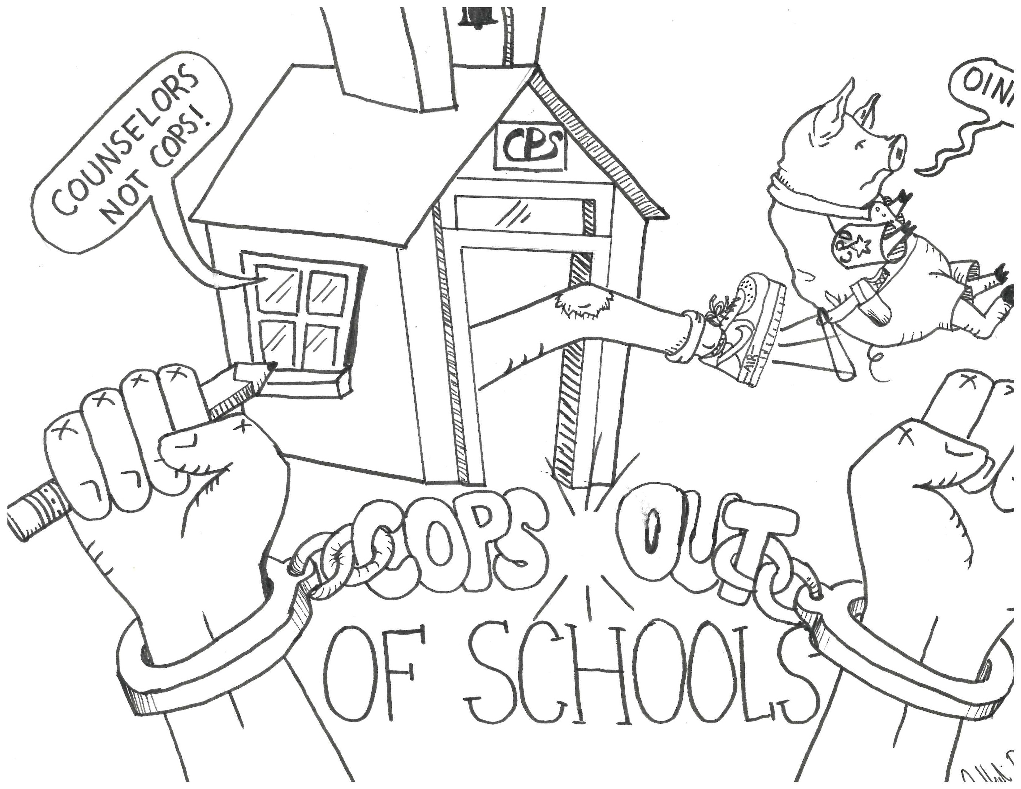 We want #PoliceFreeSchools. – No Cop Academy